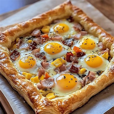 Irresistible Puff Pastry Breakfast Pizza A Delicious Brunch Delight