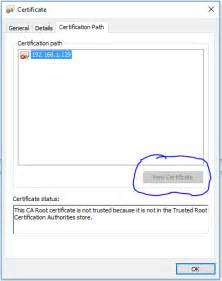 edge browser certificate error netgear communities