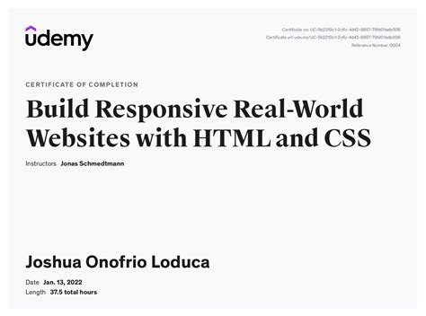 Github Joshuaoloducaresponsive Html Css Course Udemy Course