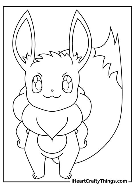 Eeveelution Coloring Pages