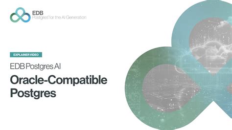 Edb Postgres Ai Oracle Compatible Postgres—how We Do It Youtube
