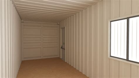 Office Container With Interior 3d Turbosquid 2018019
