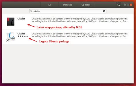 The Latest Okular Available To Install Via Snap In Ubuntu 18041604 Ubuntuhandbook