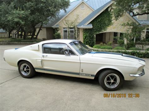 1967 Shelby Gt500 White Fastback 428 For Sale In San Antonio Texas