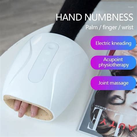 Electric Massagers Heated Hand Physiotherapy Equipment Pressotherapy Palm Massage Device Air