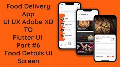 Flutter Food Delivery App Food Details UI With Add To Cart Step By Step Guide YouTube