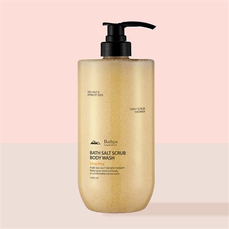 [바스파] 바쓰 솔트 스크럽 바디 워시 1 000ml 코지 허그 Evas Cosmetics