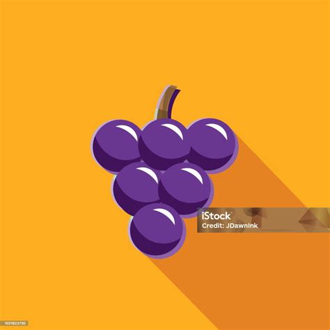 와인 레드 포도 무리 플랫 디자인 테마 아이콘 그림자 설정 다발에 대한 스톡 벡터 아트 및 기타 이미지 다발 포도 0명 Istock