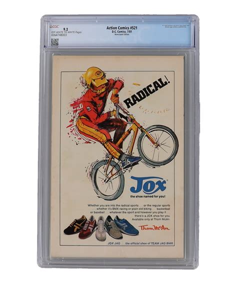 1981 Action Comics Issue 521 Dc Comic Book Cgc 92 Pristine Auction