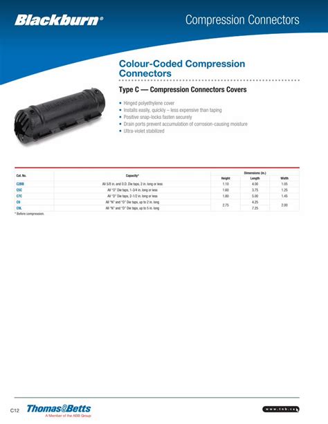 Pdf Type C — Compression Connectors Covers Dokumen Tips