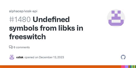 Undefined Symbols From Libks In Freeswitch Issue 1480 Alphacep
