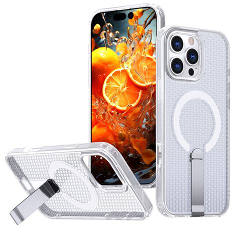 Dteck Magnetic Shockproof For Iphone 13 Pro Max Case With Kickstand