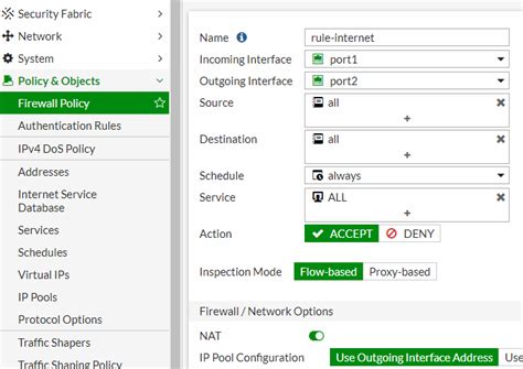 Lab Fortigate Cấu Hình Dhcp Server Dns Server Quay Pppoe