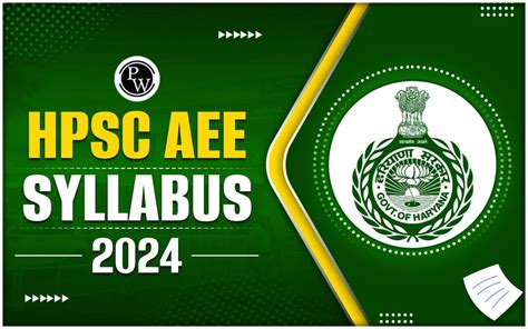 Hpsc Aee Syllabus 2024 Subject Wise Syllabus And Exam Pattern