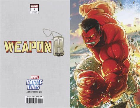 Weapon H 8 Sujin Jo Marvel Battle Lines Variant Cover