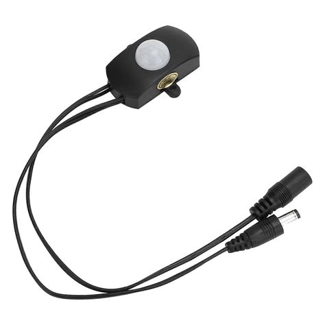 Infrared Motion Sensor Switch Black Dc6v 24v Led Strip Light Detector