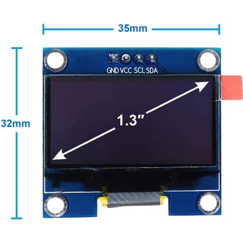 alkatronik 1 3 inch i2c mavi oled lcd modül ssh1106 dc 3 3v fiyatı