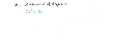 Solved Write The Polynomial In Descending Order Then Identify The