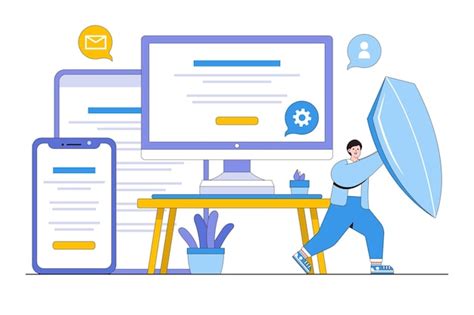 Digital Ethics And Responsible Technology Us Concept With Person