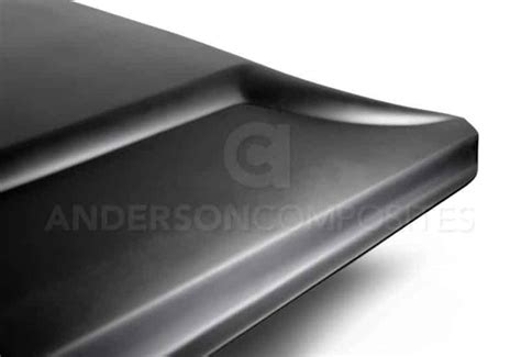 Anderson Composites 15 16 Ford Mustang Type Gr Fiberglass Hood Toland