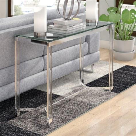 Modern Glass Console Tables Fedzik
