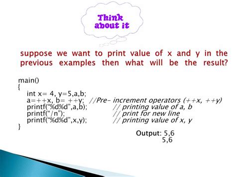 Increment And Decrement Operator In C Programming Powerpoint Slides Learnpick India