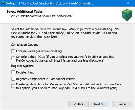 Flex Cell Manuel Installation Tms Flexcel For Vcl And Fmx Tms Support