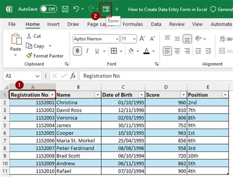 How To Create Data Entry Form In Excel Step By Step Guide Excel Insider