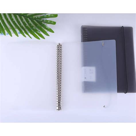 ปกสมุดเติมไส้ Pp Binder แกนเหล็ก A5 B5 A4 ใช้กับกระดาษแบบ 20 รู 26 รู 30 รู ค่ะ Shopee