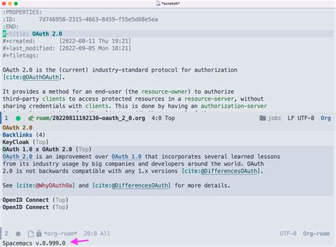weird backlink buffer display by `org roam buffer toggle` in spacemacs · issue 1772 · org roam