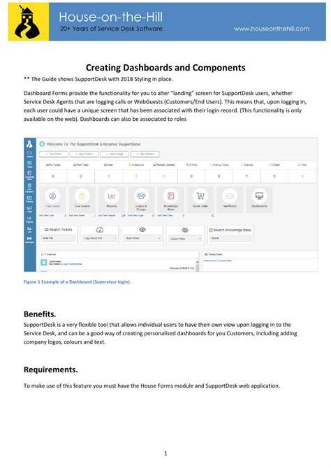 Pdf Creating Dashboards And Components · Enter The Dashboard Name In