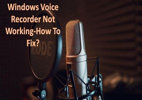 Windows Voice Recorder Not Working Easy Fixes Easeus