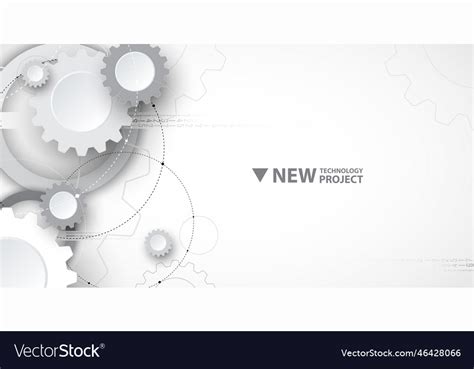 Abstract Futuristic Circuit Computer Internet Vector Image