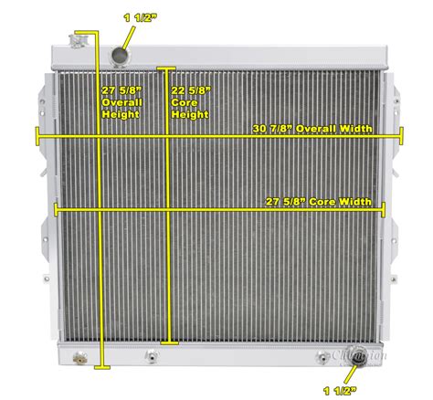 2000 2006 Toyota Tundra Aluminum Radiator Instant Radiator