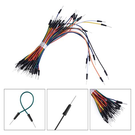 65pcs Jump Wire Cable Male To Male Jumper Wire For Arduino Breadboard Electronic Solution