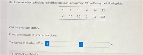 Solved Click Here To Access StatKey Round Your Answers