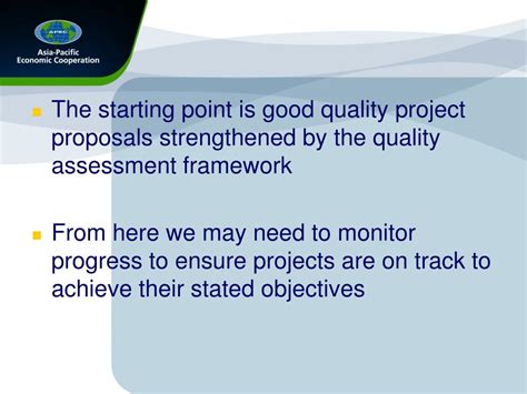 Ppt The Quality Assessment Monitoring And Evaluation Framework
