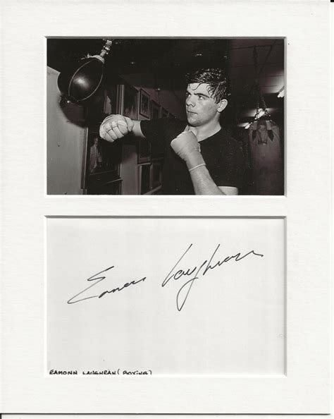 Eamonn Loughran Boxing Signed Genuine Authentic Autograph Signature And