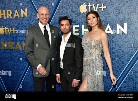 Co Creator Writer Director Daniel Syrkin Left Actor Arash Marandi And Actor Elnaaz Norouzi