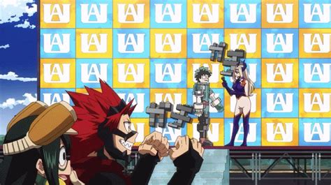 Deku And Mt Lady On Make A  Mt Lady Hero Boku No Hero Academia