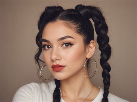 High Pigtails Hoop Earrings Latina Instagram