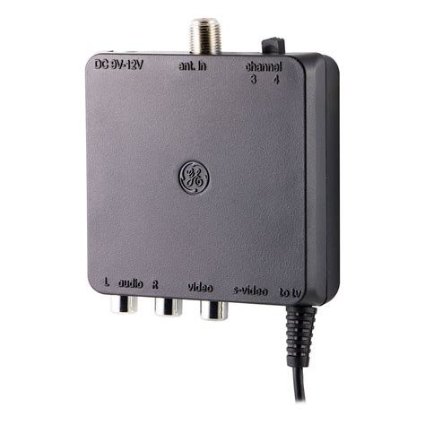 Ge Pro Series Rf Modulator With S Video Black Jasco