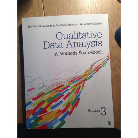 Jual Qualitative Data Analysis Edition 3 Matthew B Miles A Michael