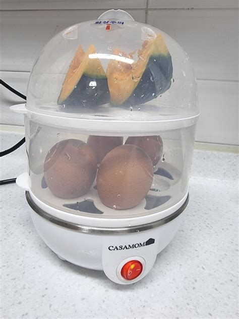 계란삶는기계 에그스티머 에그쿠커 까사맘 계란찜기 지니아이템에서 구매 네이버 블로그