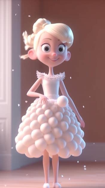 Premium Ai Image A Cartoon Character From The Movie Frozen