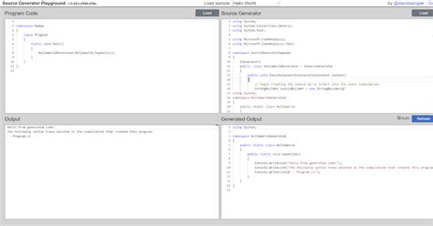 Source Generator Playground