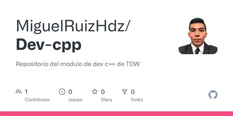 GitHub MiguelRuizHdz Dev Cpp Repositorio Del Modulo De Dev C De TDW