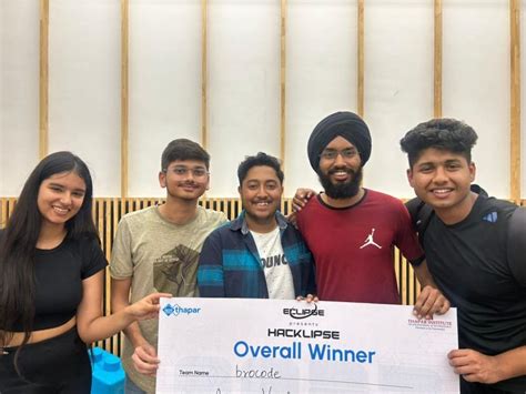 Manu Dev Tyagi On Linkedin Hacklipse Hackathonwinners Teamworkmakesthedreamwork Innovation