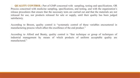 Introduction Qa Qc And Tqm PPT