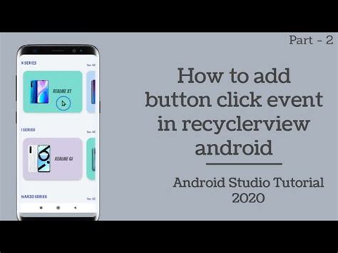 Click Event In Recyclerview In Android Studio Part YouTube